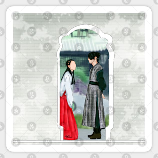 Moon Lovers Scarlet Heart Ryeo Korean Drama Moon Lovers Scarlet Heart Ryeo Sticker Teepublic